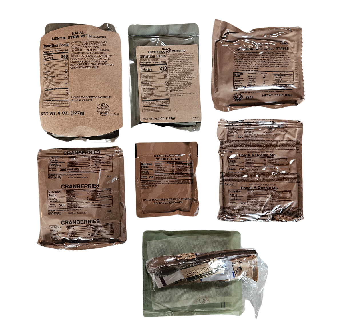 Buy Halal Meal Ready to Eat [MRE] - Lentil Stew with Lamb | SURVIVAL SUPPLIES