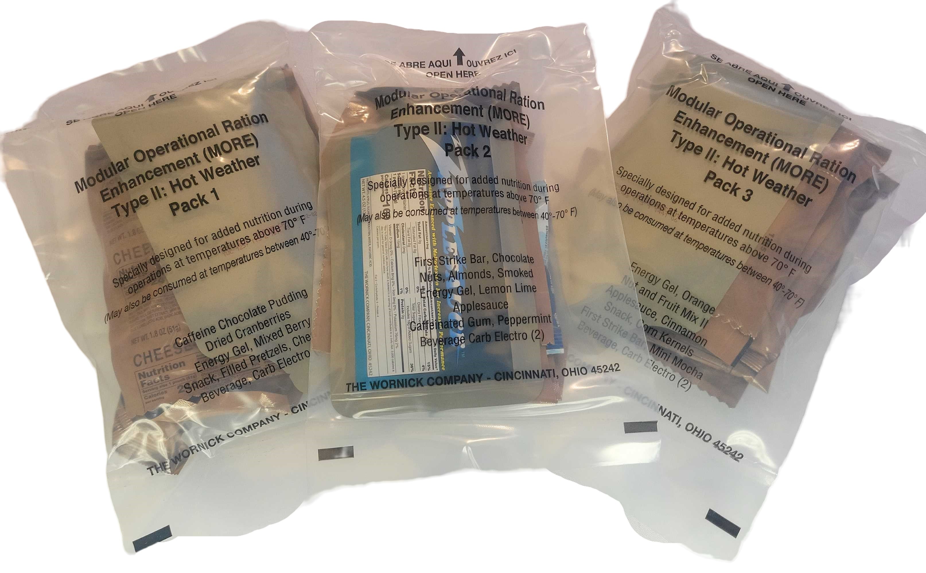 Modular Operational Ration Enhancement [MORE] Packet Info – Epidemic Proof