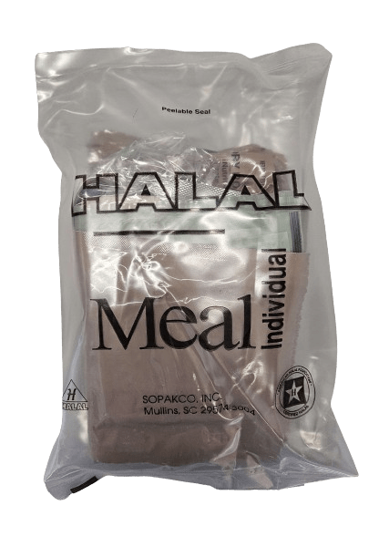 Halal Military MRE Rations – Ready to Eat Single Meals – Epidemic Proof