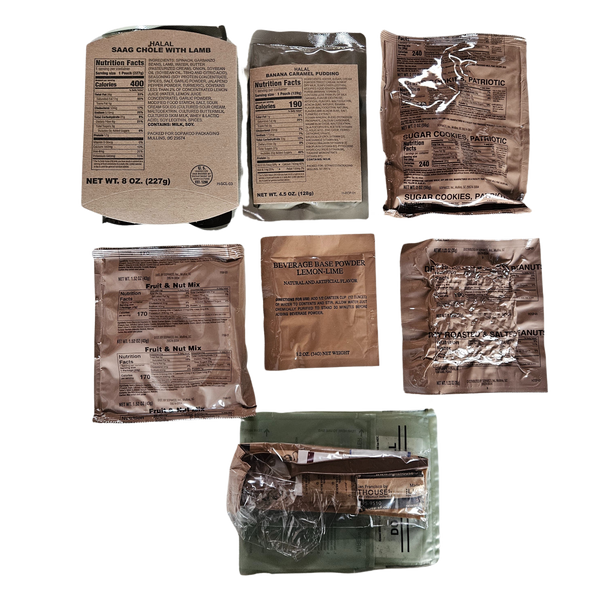 Buy Halal Meal Ready to Eat [MRE] - Saag Chole with Lamb – Epidemic Proof