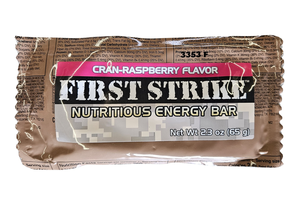 Buy Full Size Cran-Raspberry First Strike Bars here! – Epidemic Proof