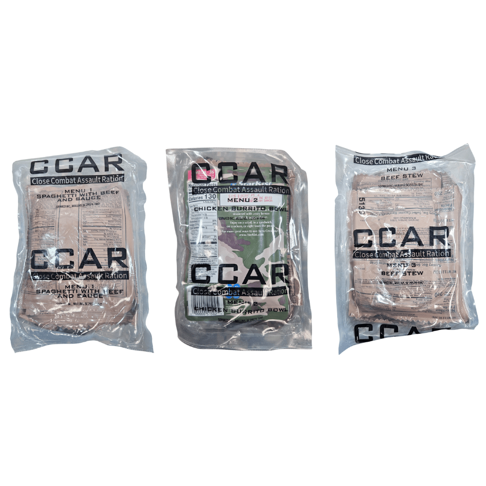 CCAR Rations – 24 Hour Military Ration Meals in Stock Now – Epidemic Proof