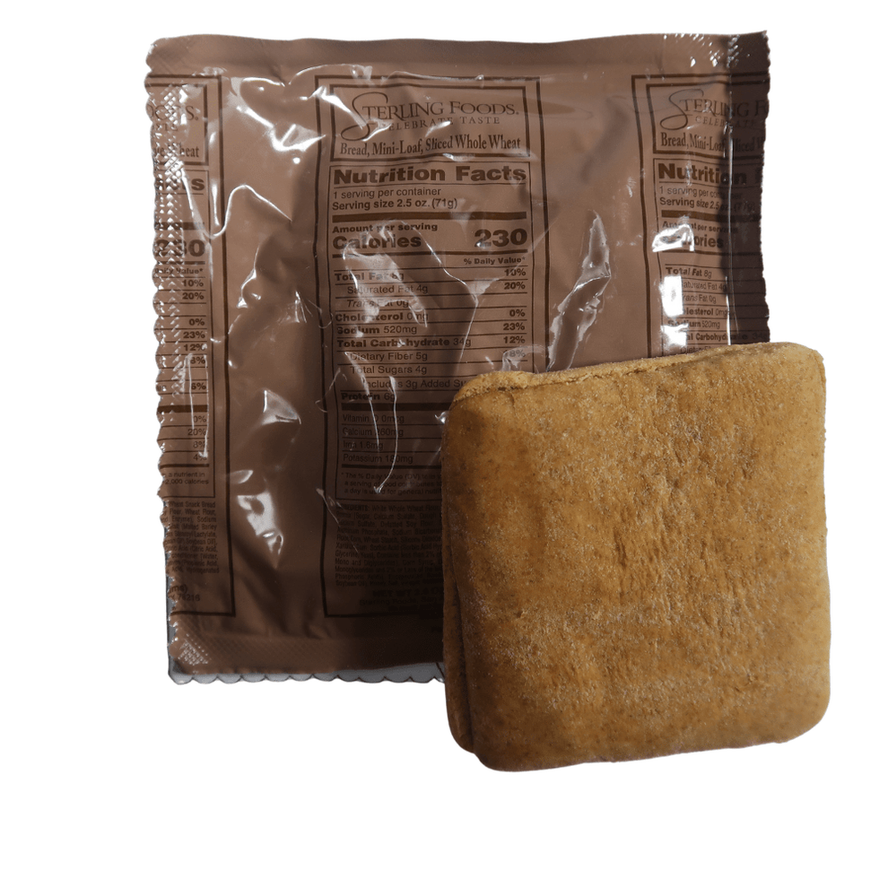 MRE Whole Wheat Bread | Authentic Military Bread in Stock – Epidemic Proof