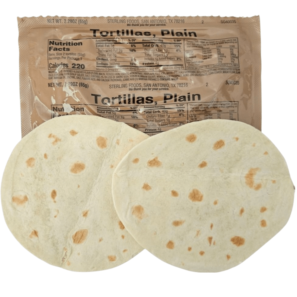 MRE Flour Tortillas | Authentic MRE Military Bread in Stock – Epidemic ...