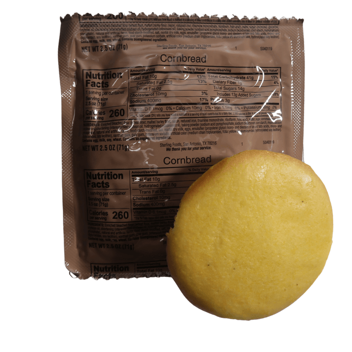 MRE Cornbread | Authentic MRE Military Bread in Stock Now – Epidemic Proof