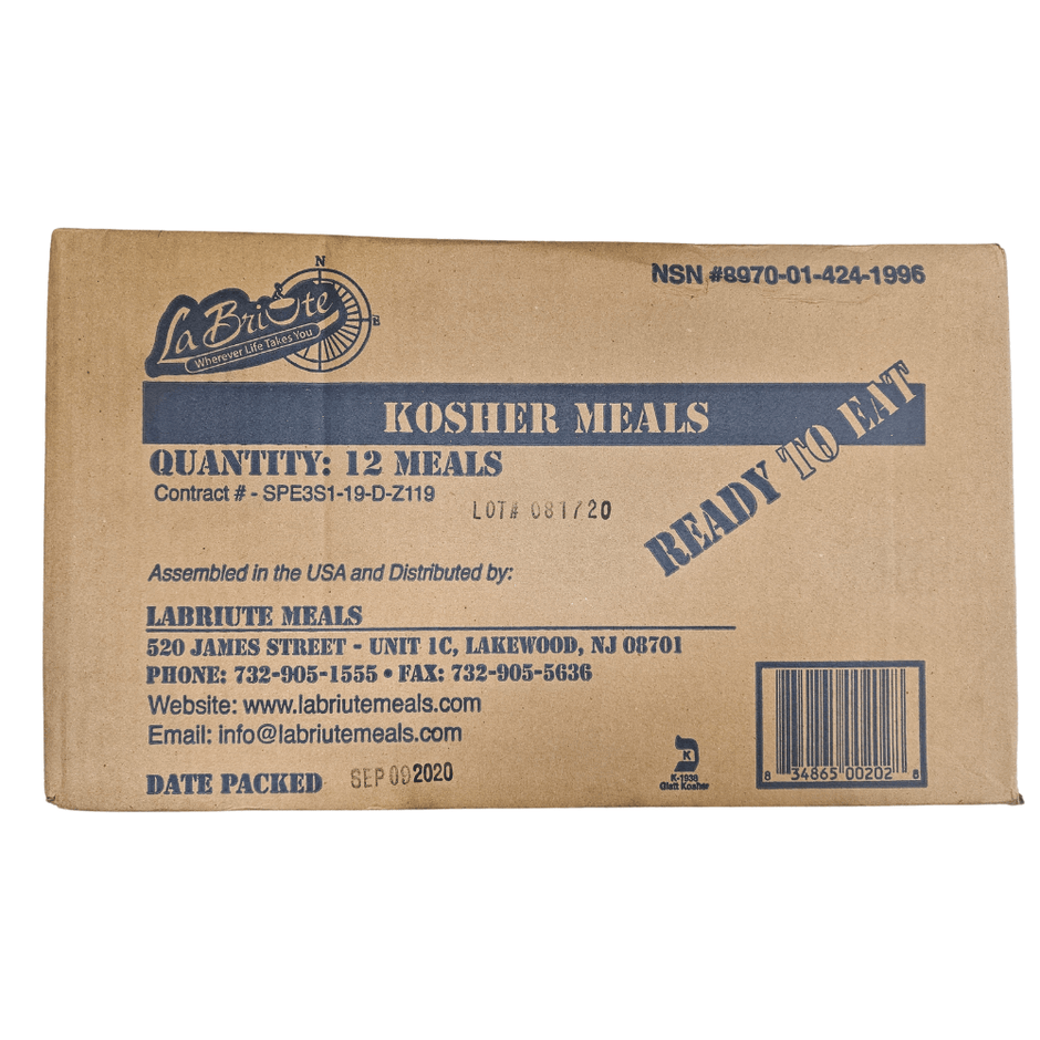 Kosher MRE Military Rations – Ready to Eat Emergency Food – Epidemic Proof