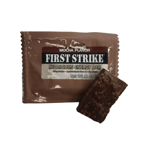 Mocha Mini First Strike Bar | MRE Military Caffeinated Snack – Epidemic ...