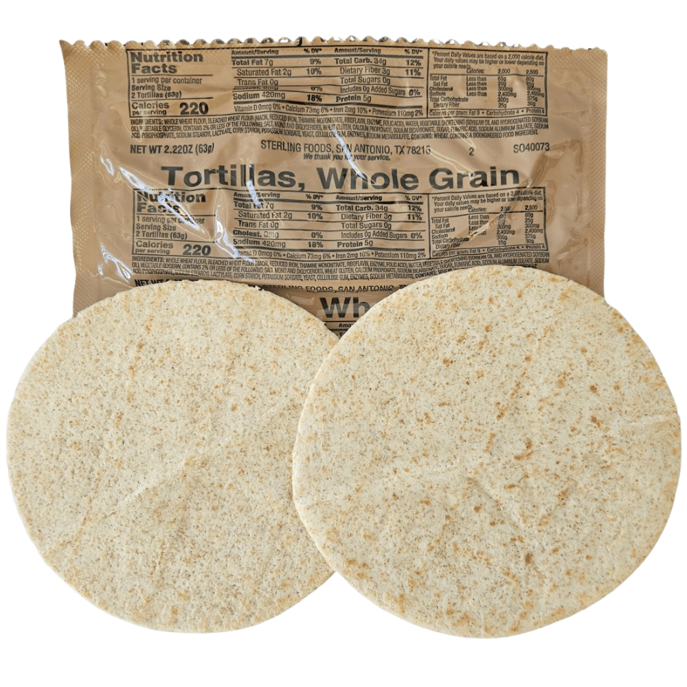 MRE Whole Grain Tortillas | MRE Military Bread in Stock Now – Epidemic ...