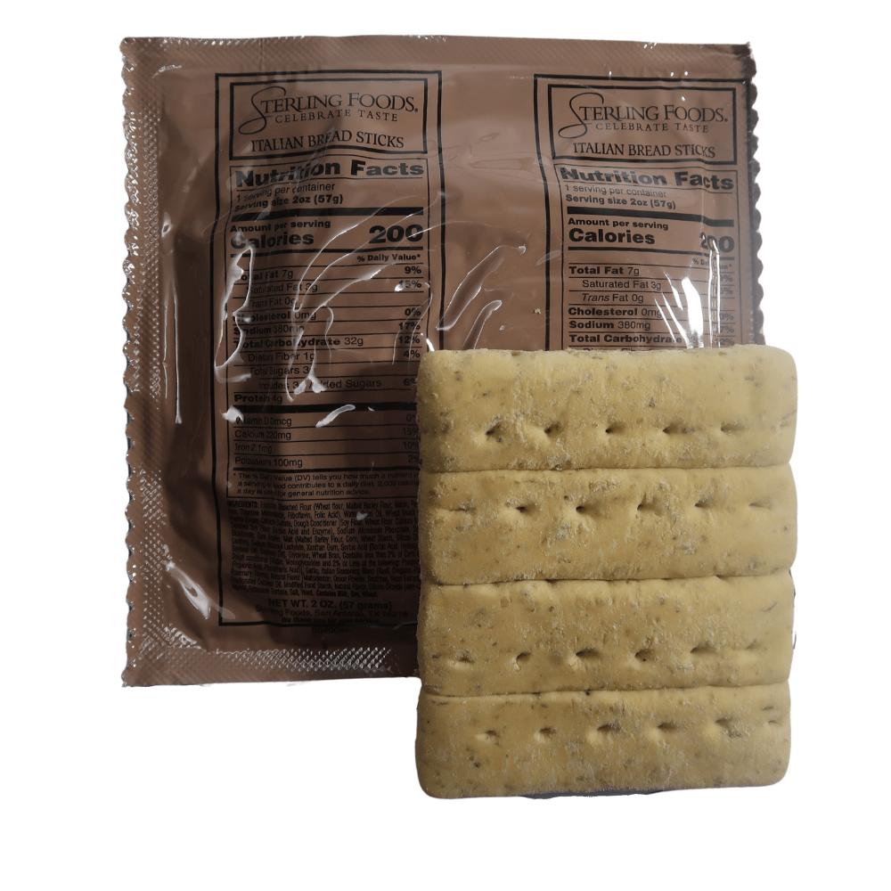 MRE Italian Bread Sticks | MRE Military Bread in Stock Now – Epidemic Proof