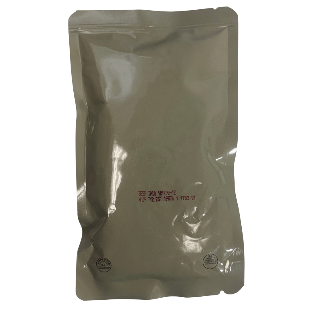 MRE Beef Taco Entrée | Authentic Military Meal in Stock Now – Epidemic ...