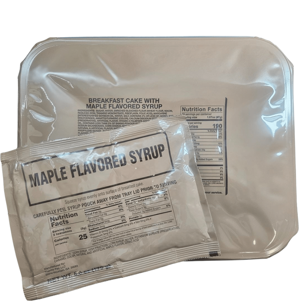 UGR Breakfast Cake with Maple Syrup – Sweet & Fluffy | Authentic MRE ...