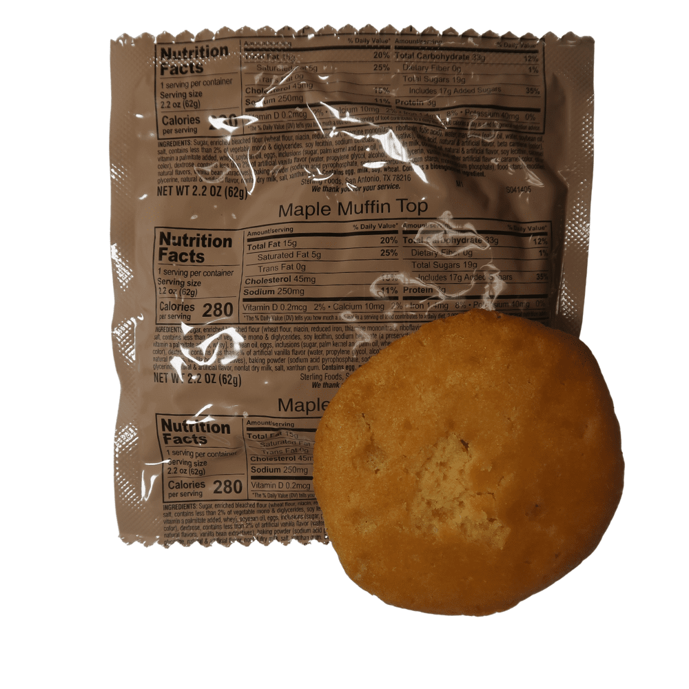 MRE Maple Muffin Top | Authentic MRE Dessert in Stock Now – Epidemic Proof