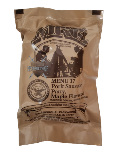 Buy MRE [Meal Ready to Eat] #17 - Maple Pork Sausage – Epidemic Proof