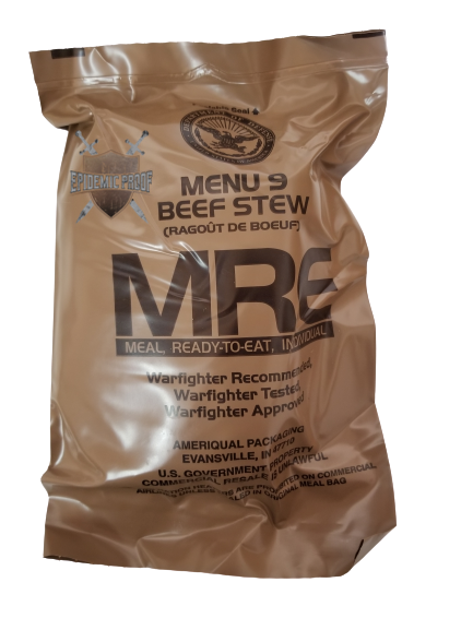 Sale! MRE [USGI Ration] #9 - Beef Stew | SURVIVAL SUPPLIES