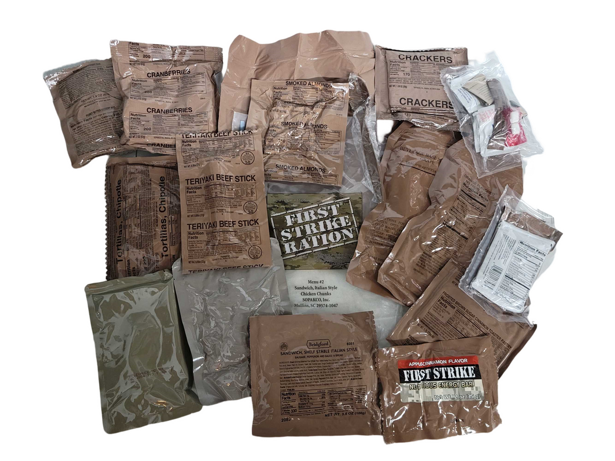 First Strike Ration [FSR] - Menu 2 in Stock | SURVIVAL SUPPLIES
