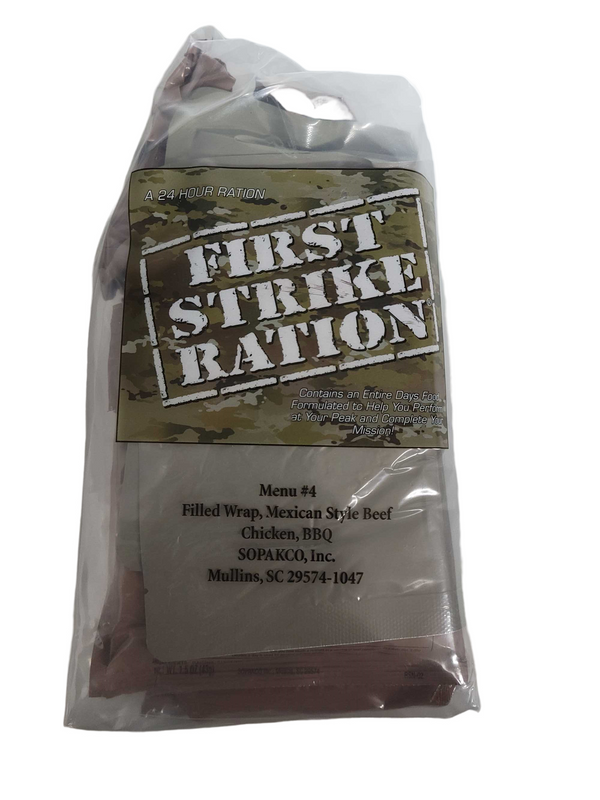 FSR [First Strike Ration] - Menu 4 on Sale! – Epidemic Proof