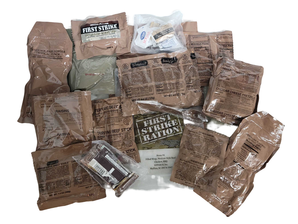 FSR [First Strike Ration] - Menu 4 on Sale! | SURVIVAL SUPPLIES