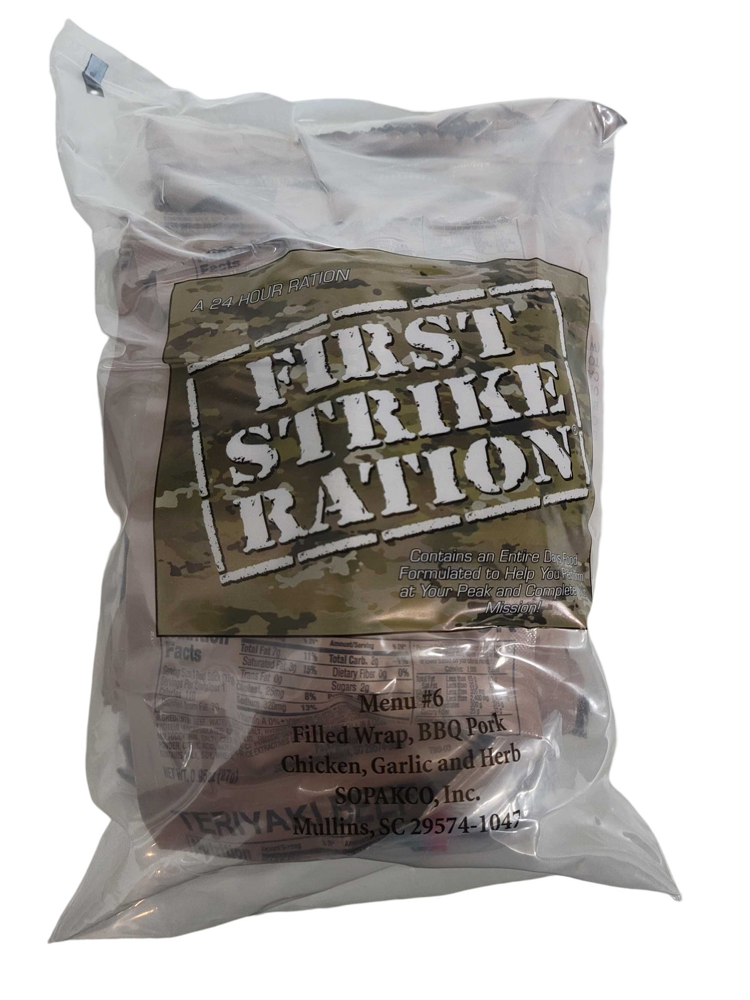 First Strike Ration [FSR] - Menu 6 in Stock! – Epidemic Proof