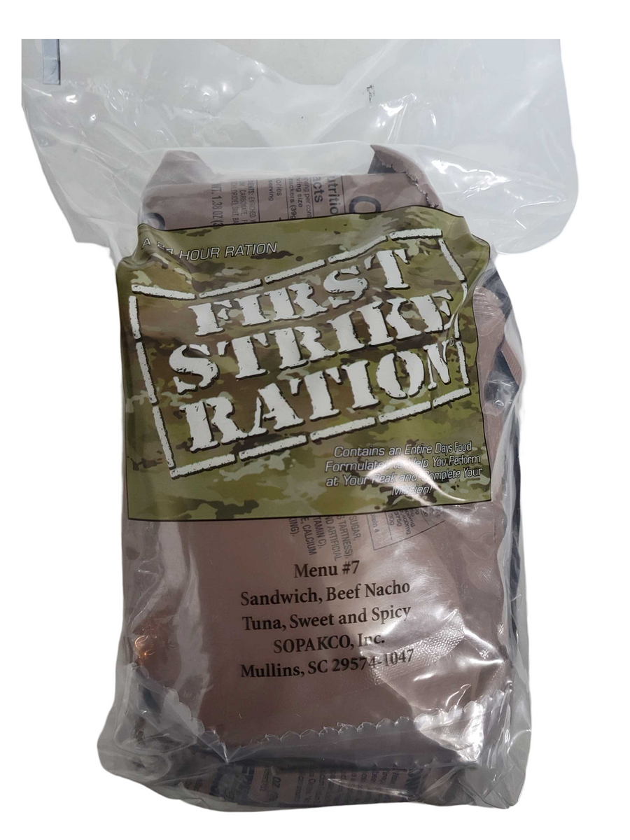 Sale: First Strike Ration [FSR] - Menu 7 | SURVIVAL SUPPLIES